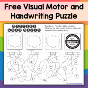 Visual Perception Activities - Free Printables - Your Therapy Source