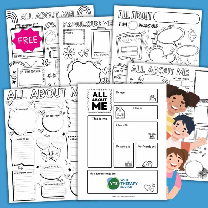 Free All About Me Worksheets - Your Therapy Source