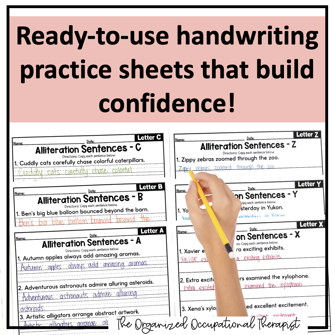 Occupational Therapy Handwriting Bundle - Your Therapy Source