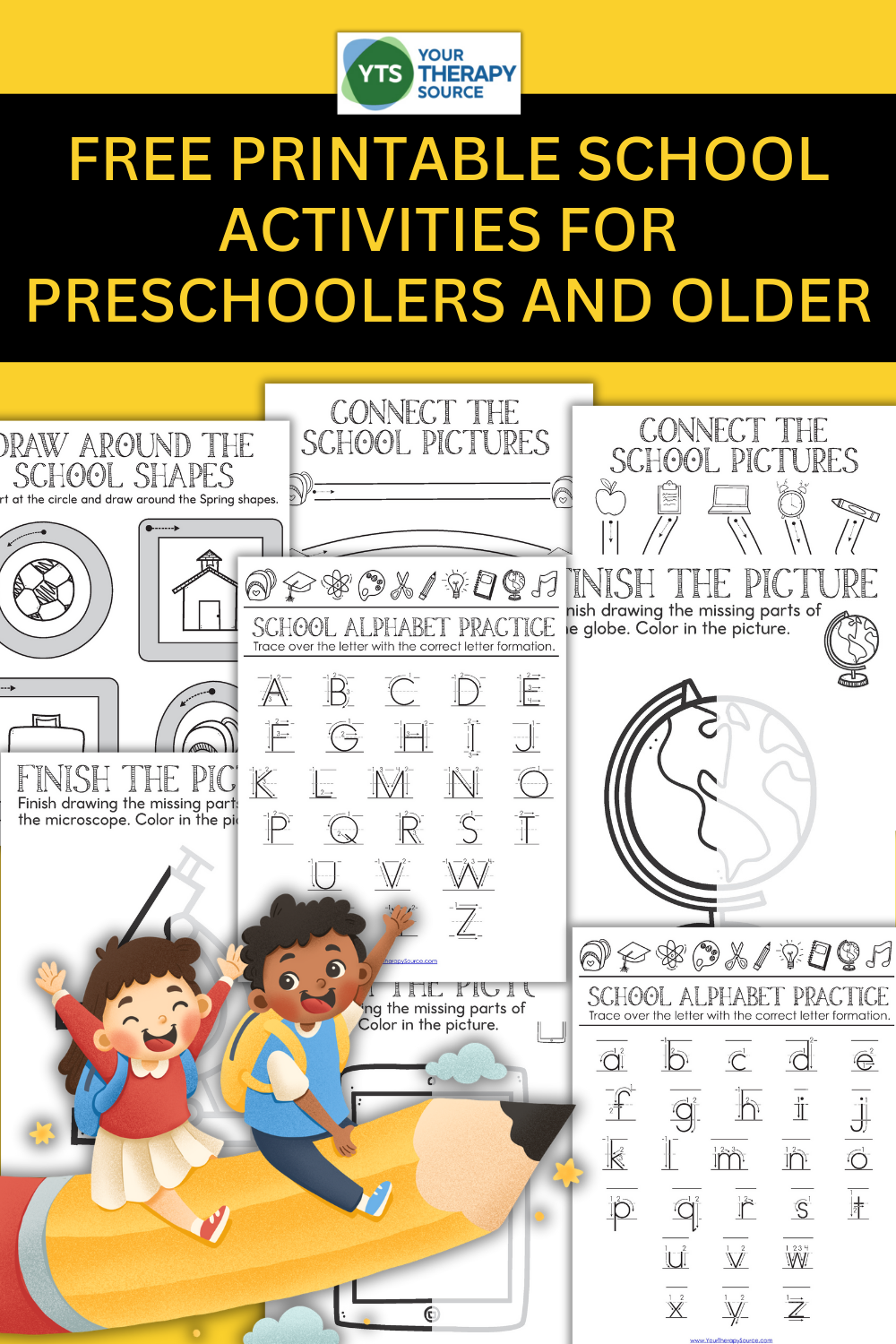 Back to School Activities for Preschool and Up – Free Printables - Your ...