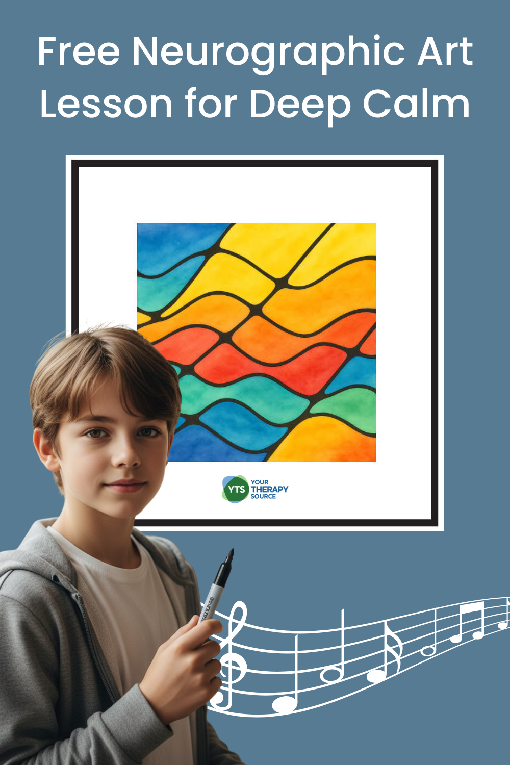 Neurographic Art Free Self Calming Activity - Your Therapy Source