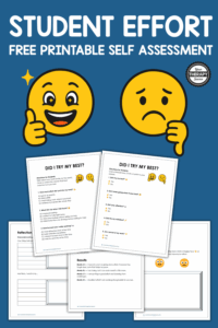 Student Effort - Free Self Assessment - Your Therapy Source