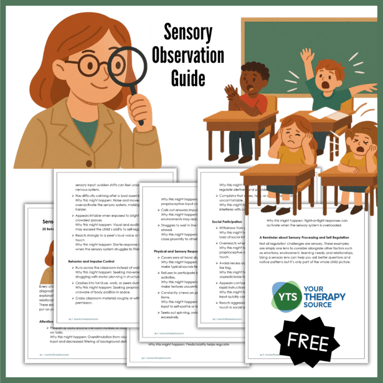 The Connection Between Sensory Processing and Self-Regulation - Your ...