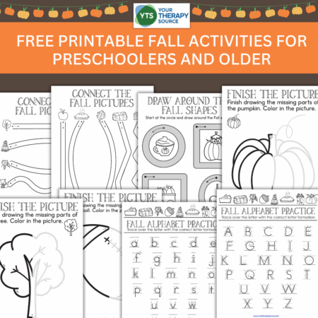 Fall Printable Activities for Preschoolers and Up - Your Therapy Source