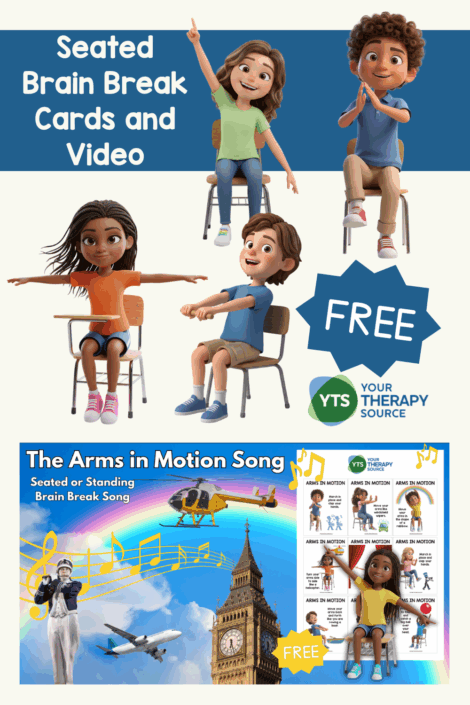 Exercise While Sitting - Arms in Motion Song FREE PDF - Your Therapy Source