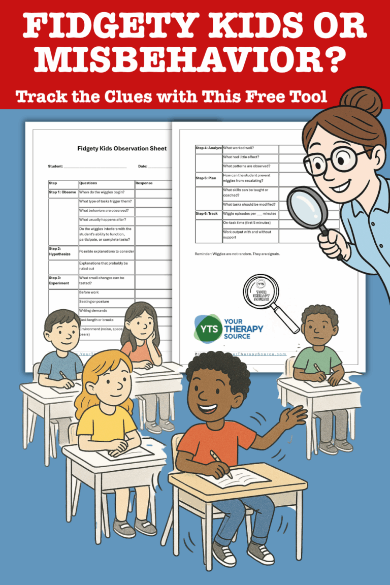 Fidgety Kids or Misbehavior? Track the Clues with This Free Tool - Your ...