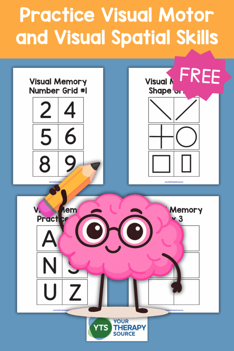 FREE Visual Memory Activity - Your Therapy Source