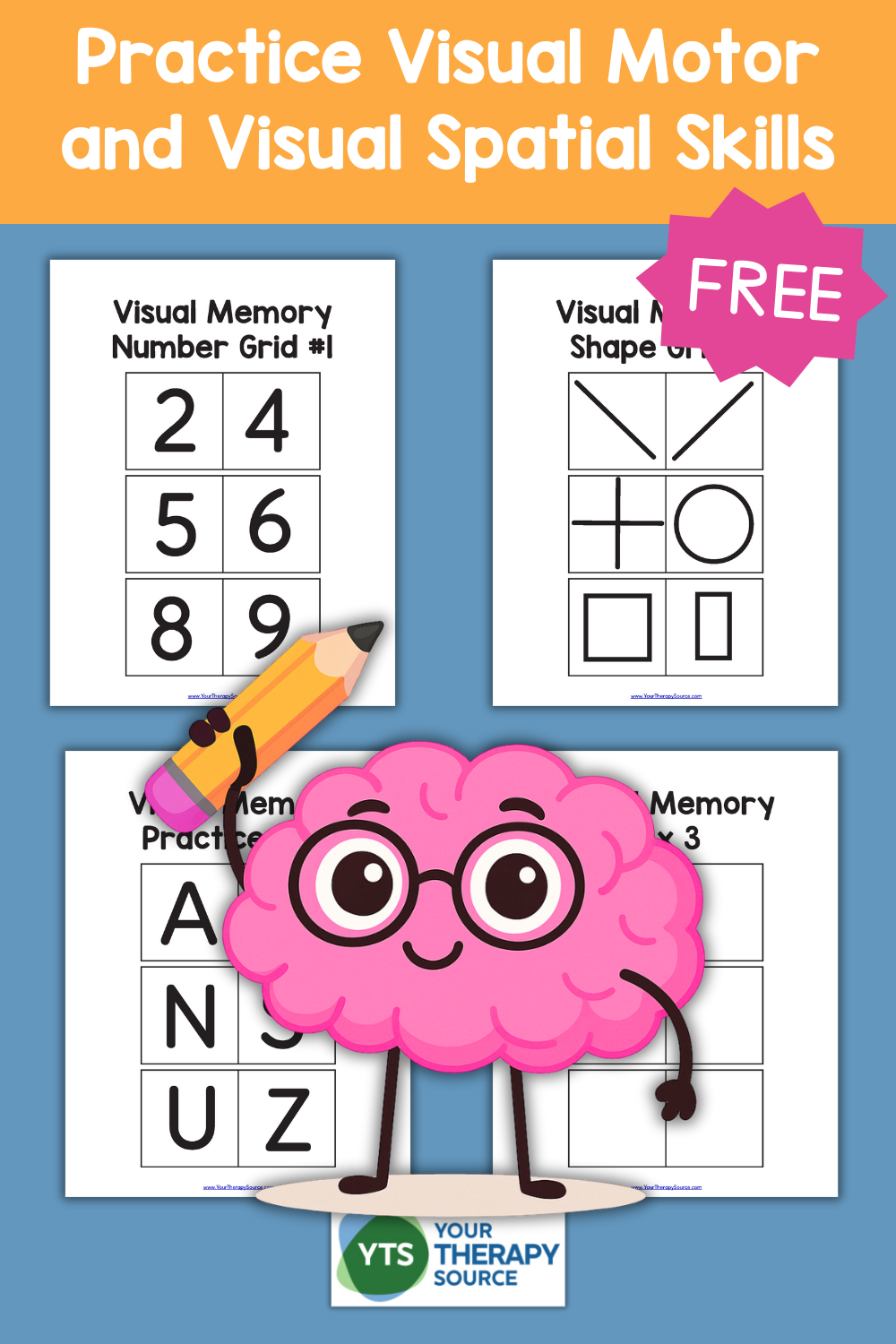 FREE Visual Memory Activity - Your Therapy Source