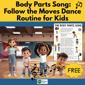 The Body Parts Song Free Printable and Video - Your Therapy Source