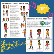 Freeze Dance Impulse Control Song with Free Printables - Your Therapy ...
