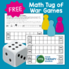 Math War Games Free Printable - Your Therapy Source