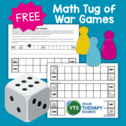 Math War Games Free Printable - Your Therapy Source