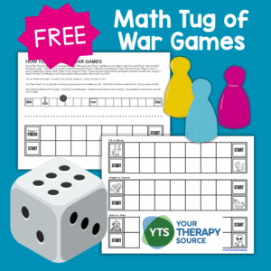 Math War Games Free Printable - Your Therapy Source