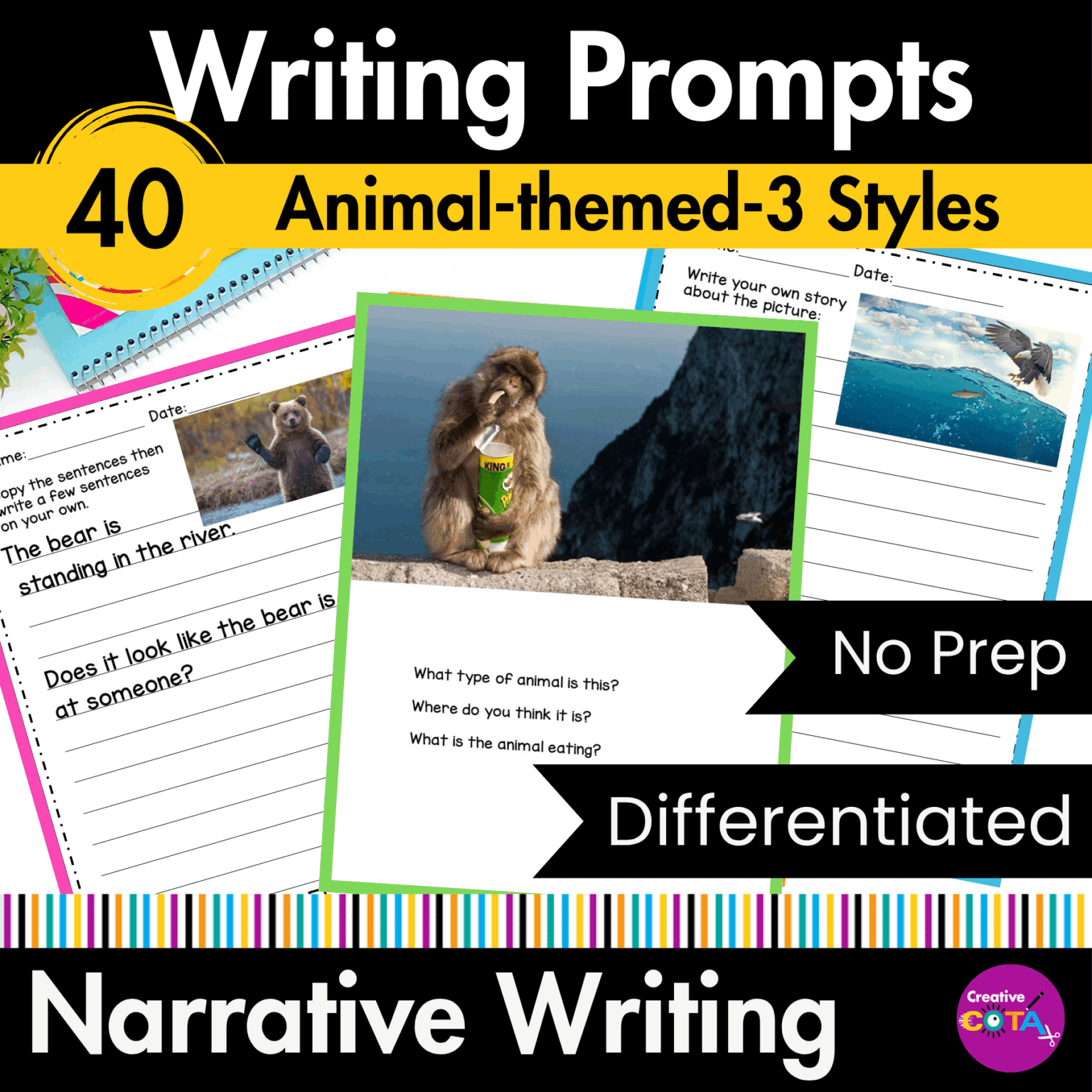 Animal-Themed Writing Prompts - Your Therapy Source