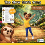 The Sloth Song Free Printable - Your Therapy Source