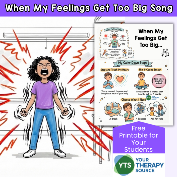 When My Feelings Get Too Big: A Calm-Down Song with Free Printable ...