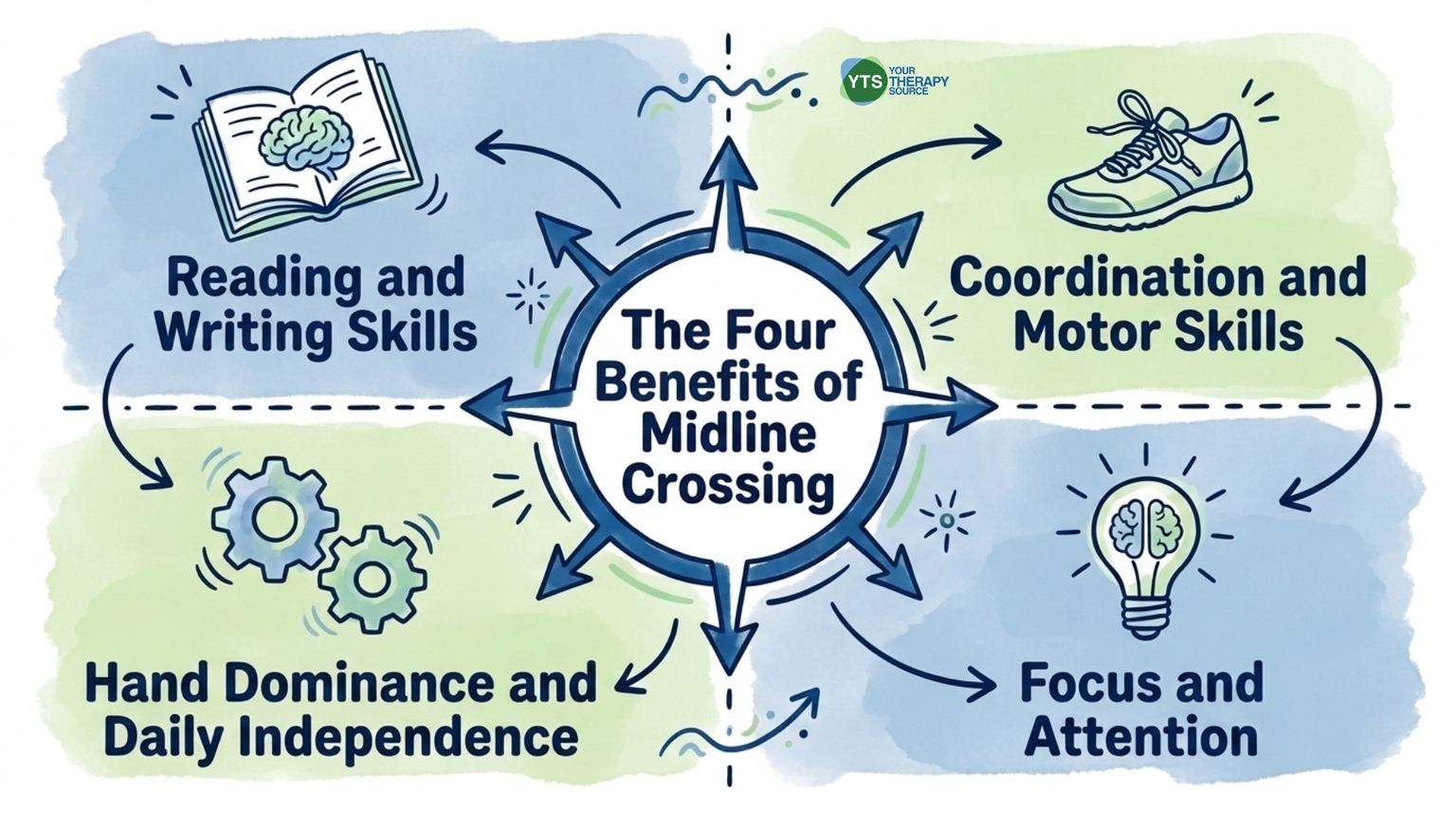 Crossing Midline Benefits Free Printable PDF - Your Therapy Source