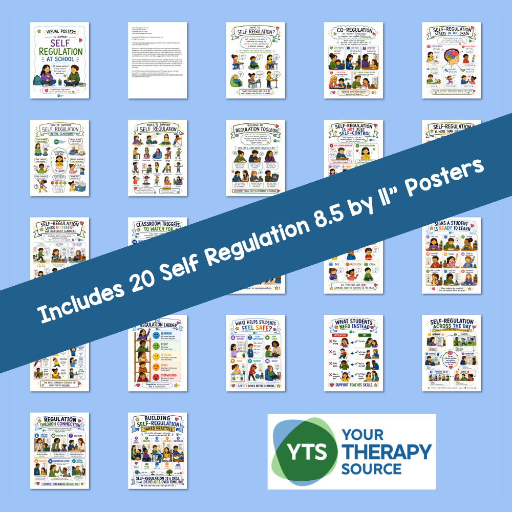 Visual Posters to Support Self-Regulation at School - Your Therapy Source