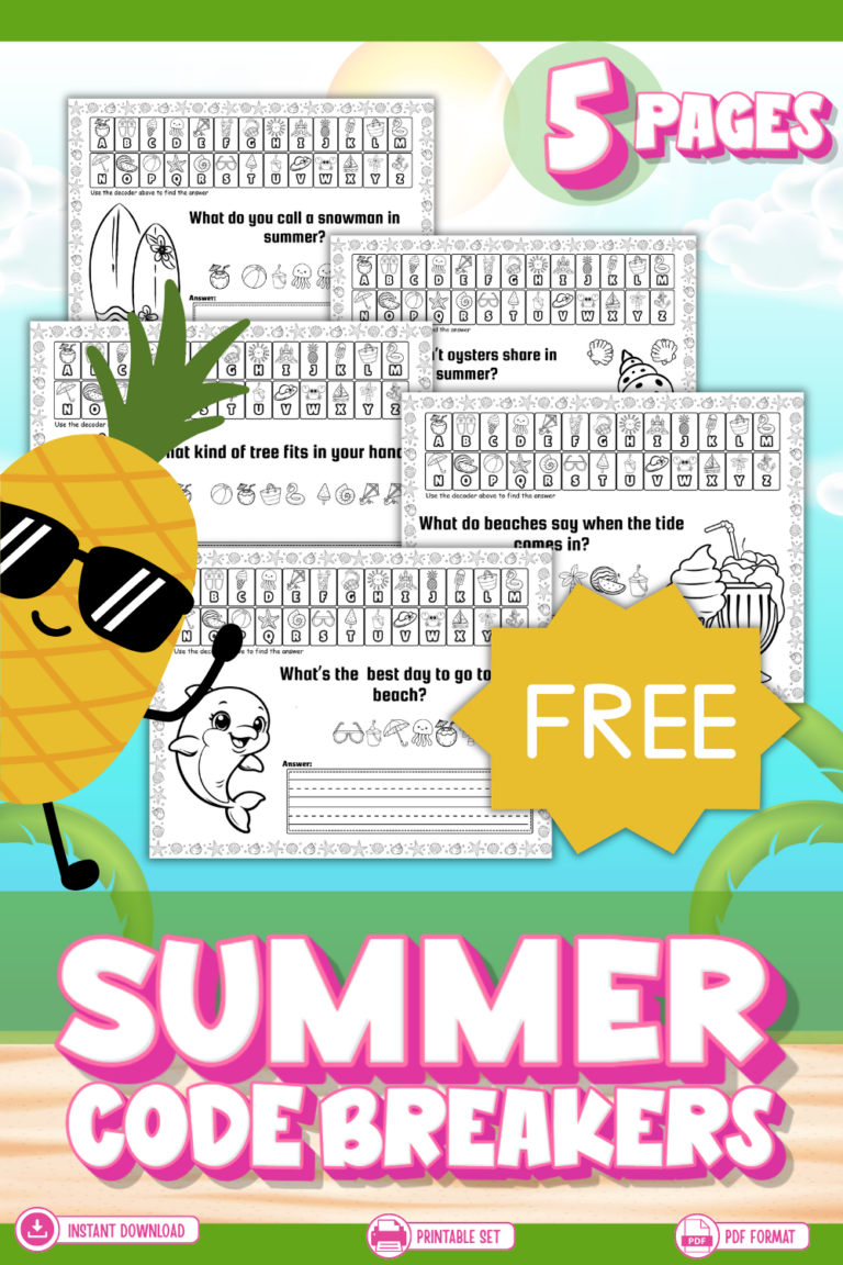 Summer Code Breakers Free PDF - Your Therapy Source